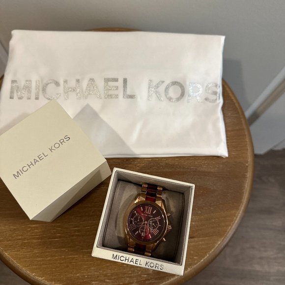 Michael Kors | Accessories | Authentic Michael Kors Bradshaw Rose Gold ...